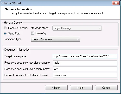 Execute Stored Procedures to Tableau CRM Analytics in BizTalk | ナレッジベース | CData Software Japan