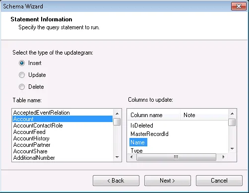 Tutorial: Use the CData BizTalk Adapter for Oracle Eloqua Reporting to Execute Updategrams ...