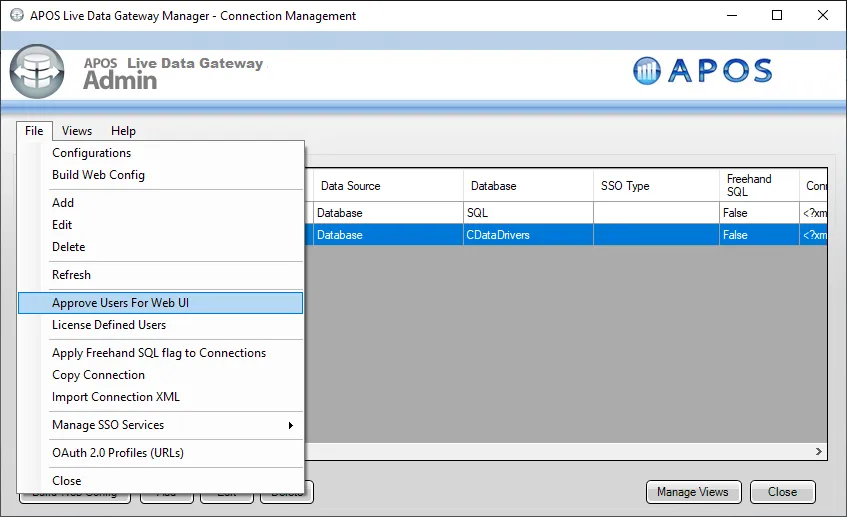 Build Semantic Layer Views for SAP Concur データ in APOS Live Data Gateway | ナレッジベース | CData ...