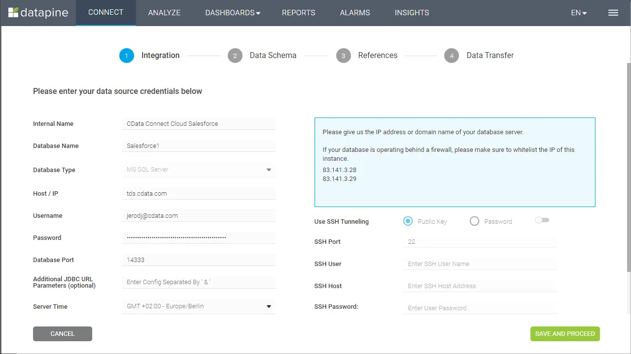 Build Azure Active Directory-Connected Visualizations in datapine | ナレッジベース | CData Software Japan