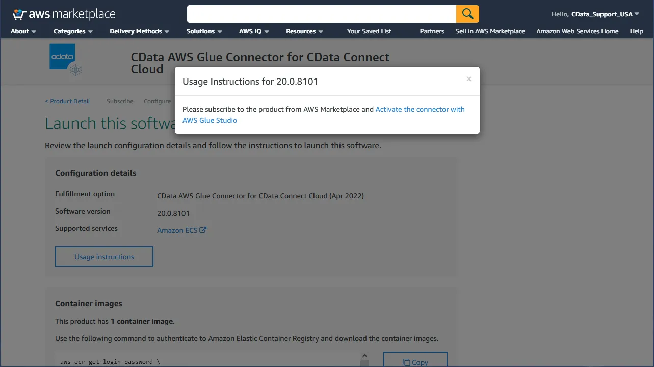 Connect to ADP データ from AWS Glue | ナレッジベース | CData Software Japan