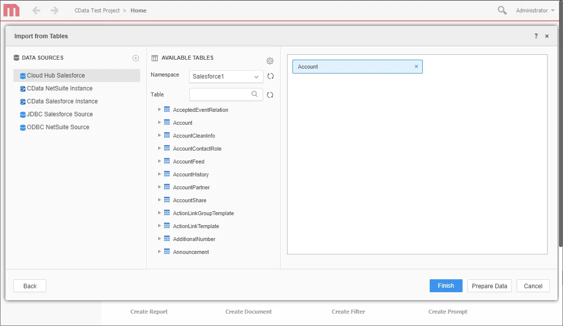 CData Connect Cloud 経由でMicroStrategy からBullhorn CRM のデータにリアルタイム連携 | ナレッジベース | CData Software Japan