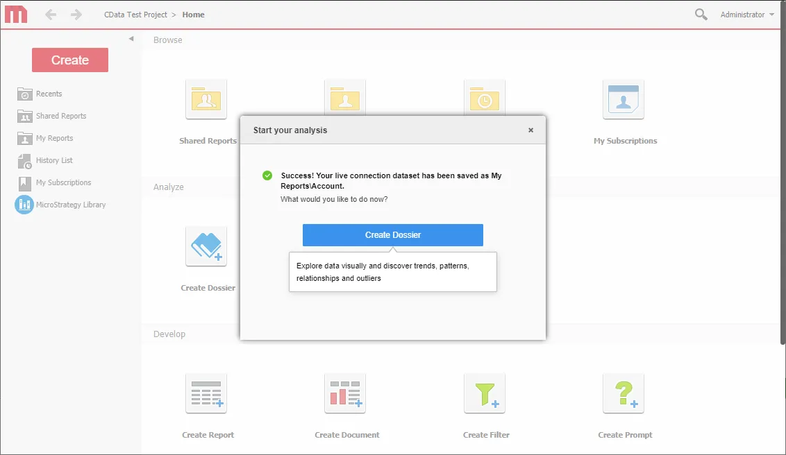 CData Connect Cloud 経由でMicroStrategy からSQL Server のデータにリアルタイム連携 | ナレッジ ...