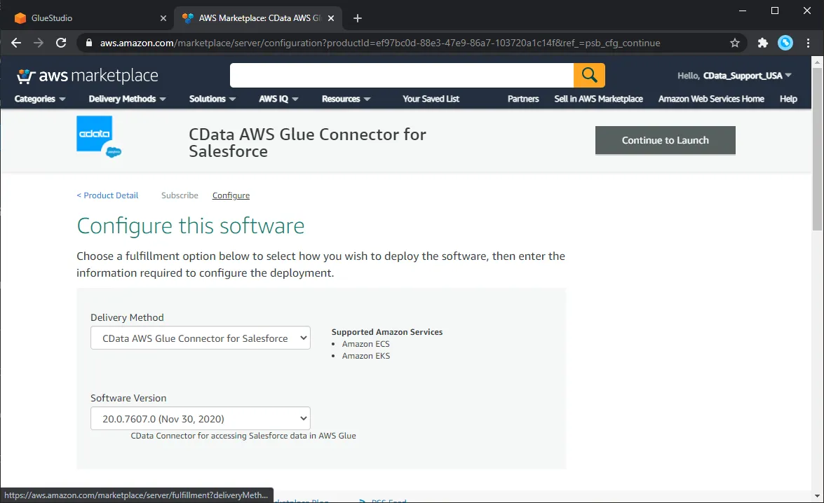 AWS Glue Studio でSQL Server のデータ連携のETL 処理を作成 | ナレッジベース | CData Software Japan