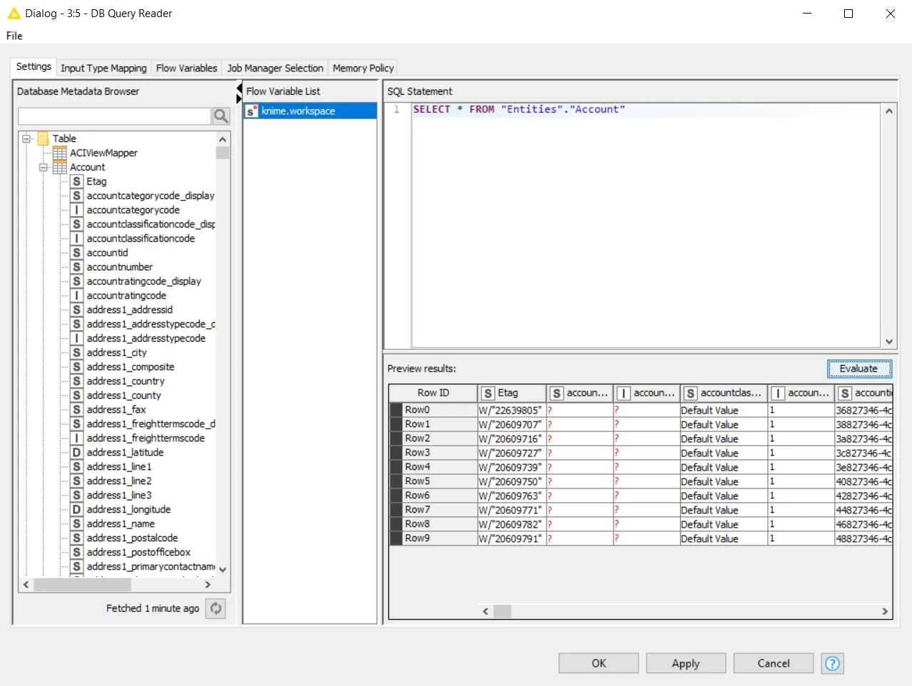 KNIME でPostgreSQL のデータに接続、データを取得する方法 | ナレッジベース | CData Software Japan