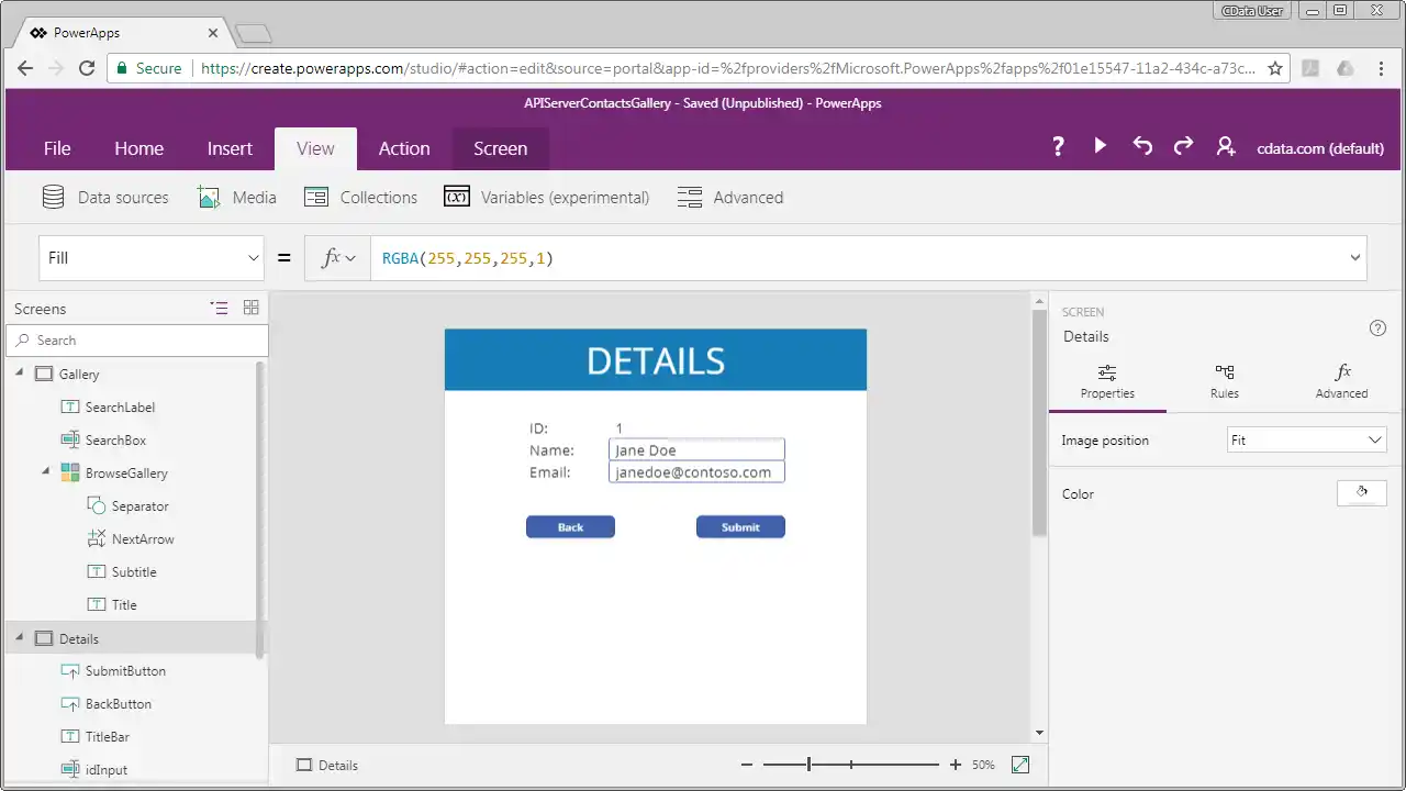 Power Apps でSharePoint のデータを連携利用 | ナレッジベース | CData Software Japan