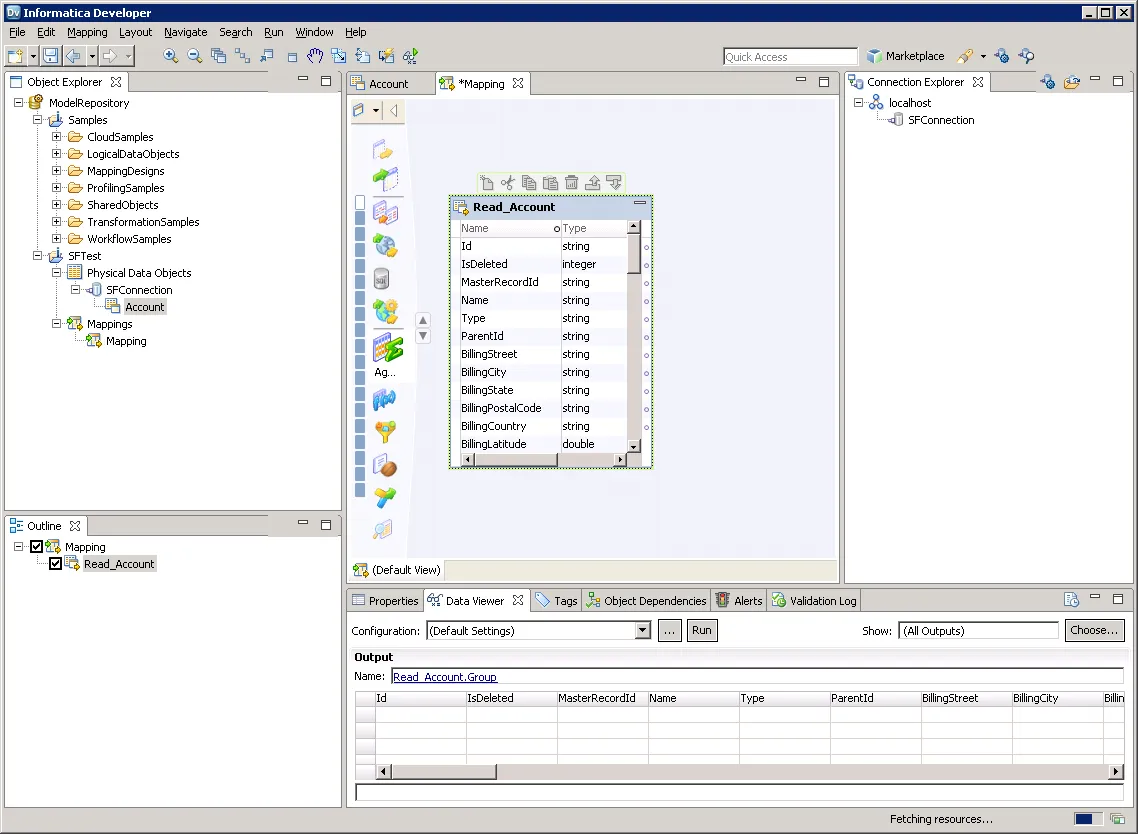 Oracle Eloqua Reporting ODBC データソースとの間にInformatica マッピングを作成 | ナレッジベース | CData Software Japan