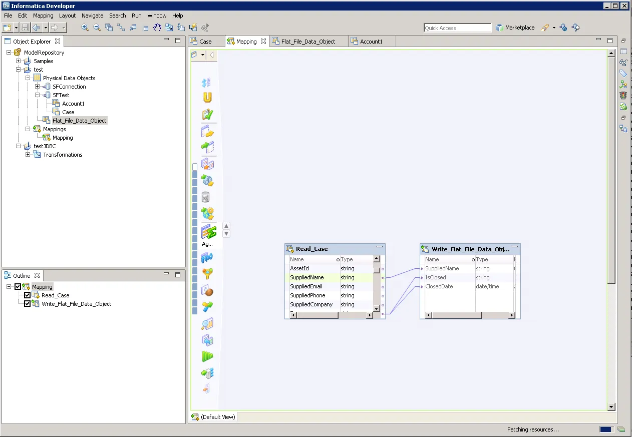Oracle Eloqua Reporting ODBC データソースとの間にInformatica マッピングを作成 | ナレッジベース | CData Software Japan