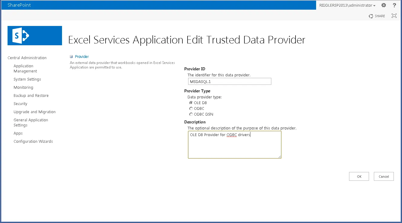 SharePoint Excel Services からCData ODBC Driver for OneNote を使用 | ナレッジベース | CData Software Japan